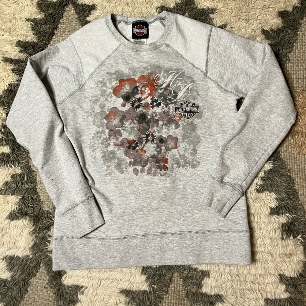 Harley Davidson Motorcycle Pullover Sweater - Gem